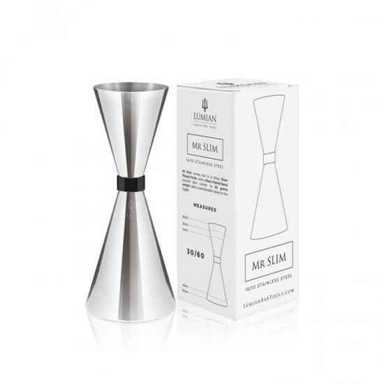 Jigger MISTER SLIM Black Ruby30/60ml - Inox - Mister Slim – AODB- Aux origines du bar